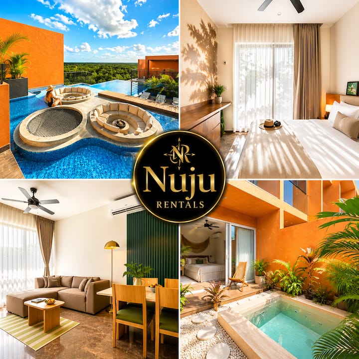 Jungle 6br Hideaway With Pool |Gym | Play Area - Tulum