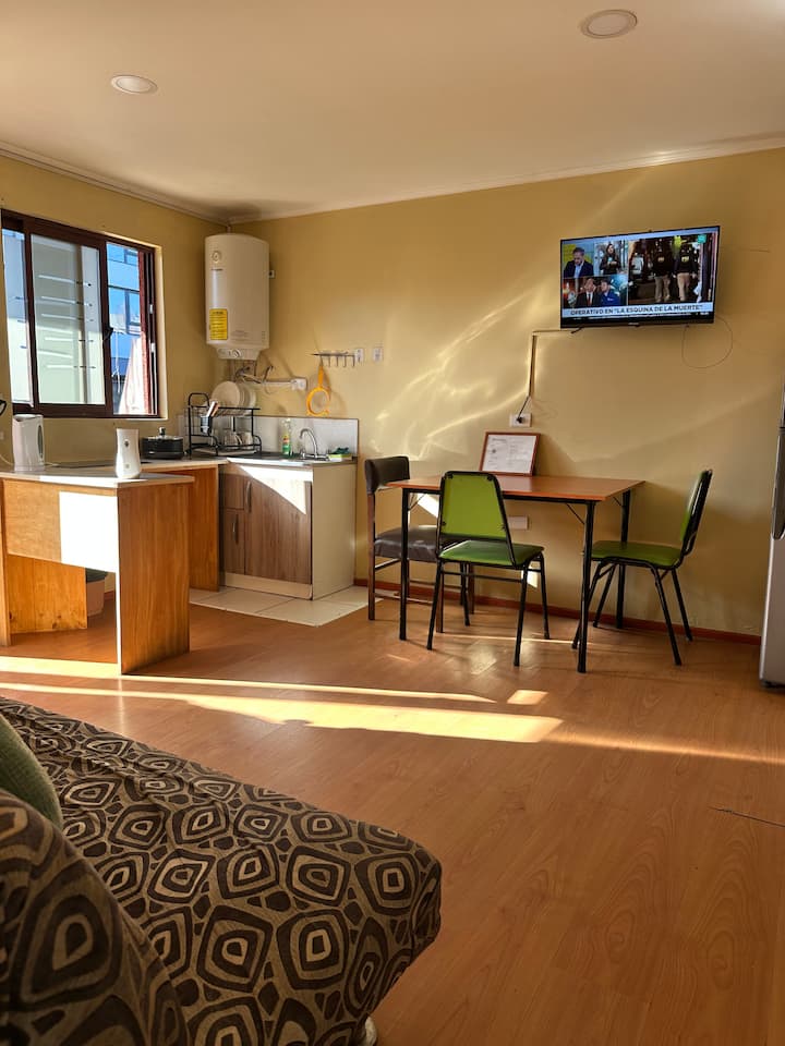 Depto. 2 Dorm Privado + Parking Gratis - Temuco
