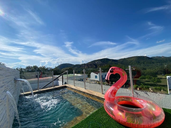 Casa Majo Terraza Privada/jacuzzi/ Cancela Gratis - El Espinal