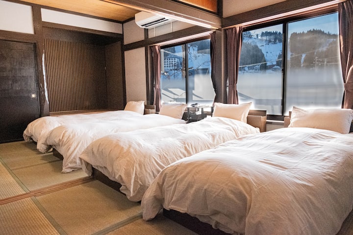 石打丸山スキー場徒歩7分/舞子、gala車で7分/露天風呂付き温泉車で2分/キャンセル料キャンペーン - Minamiuonuma