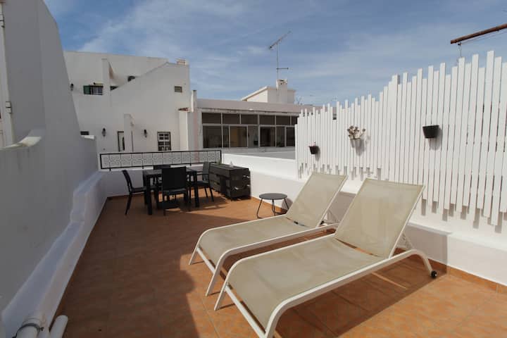 Townhouse With Rooftop Terrace In Olhão - Faro