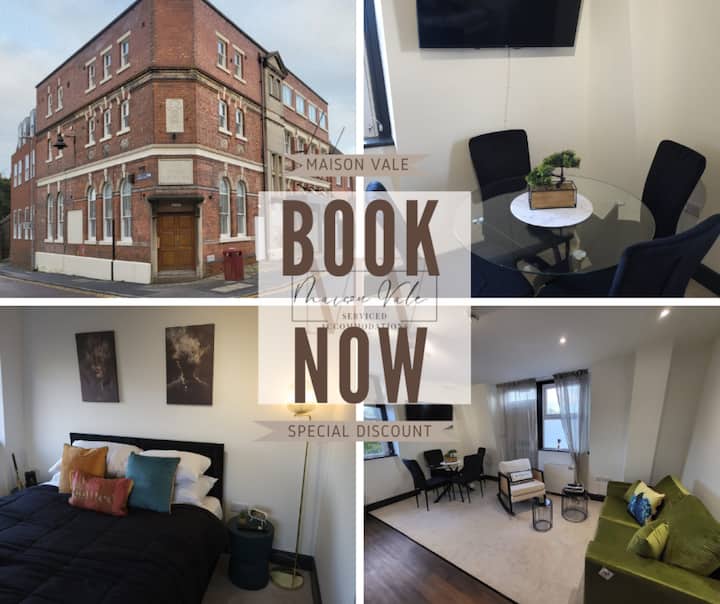 Stylish 1-br Apartment Near Newark Castle - Newark-on-Trent