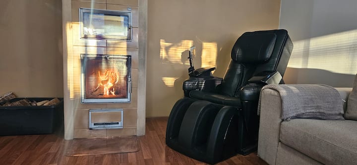 Hierovatuoli, Takka, Sauna, Wifi, 2 Parivuodetta - Eno