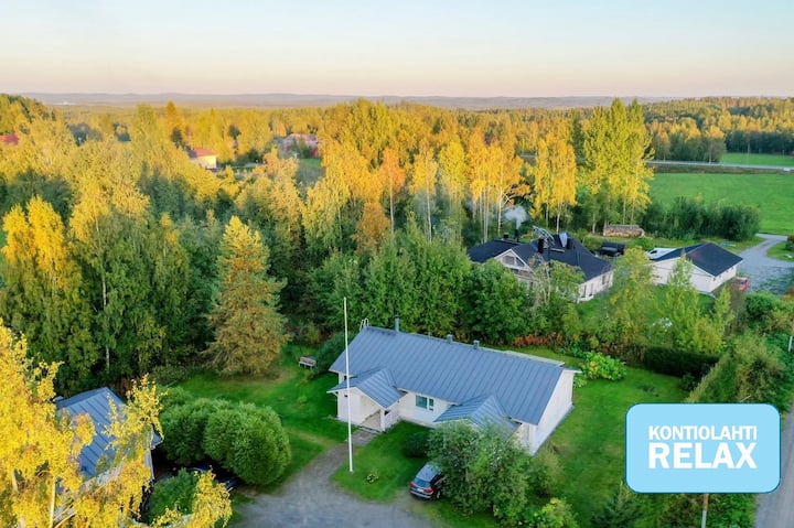 2parisänkyä, Hierova Tuoli, Takka, 3h, K, S, 80m2 - Eno