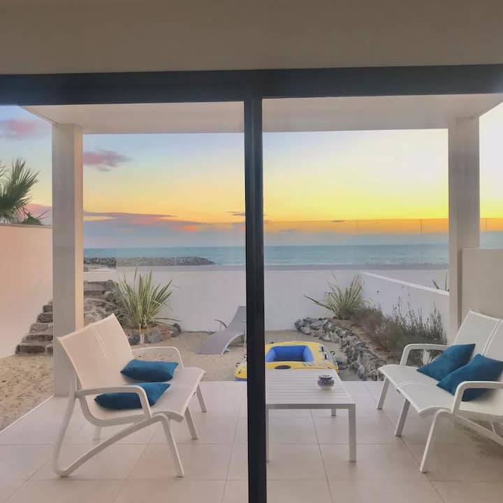 Maison Sur La Plage Accès Direct Mer - Le Grau d'Agde