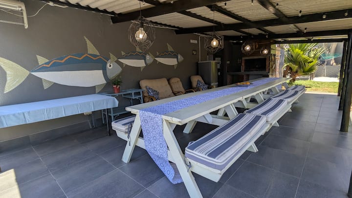 Spacious Family Beach House | Covered Braai - Port Alfred