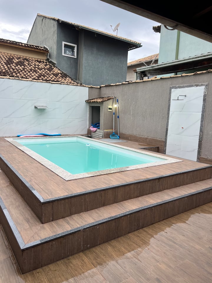 Casa Com Piscina Próx. Ao Shopping Rio Das Ostras - Rio das Ostras