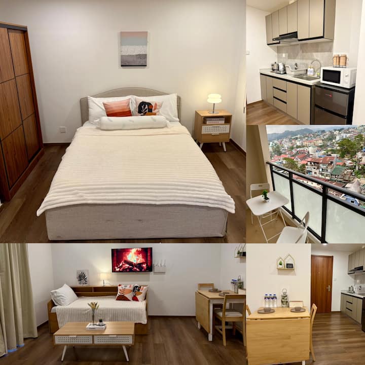 Cozy Condo W/ Balcony Near City Center| Megatower7 - 碧瑤市