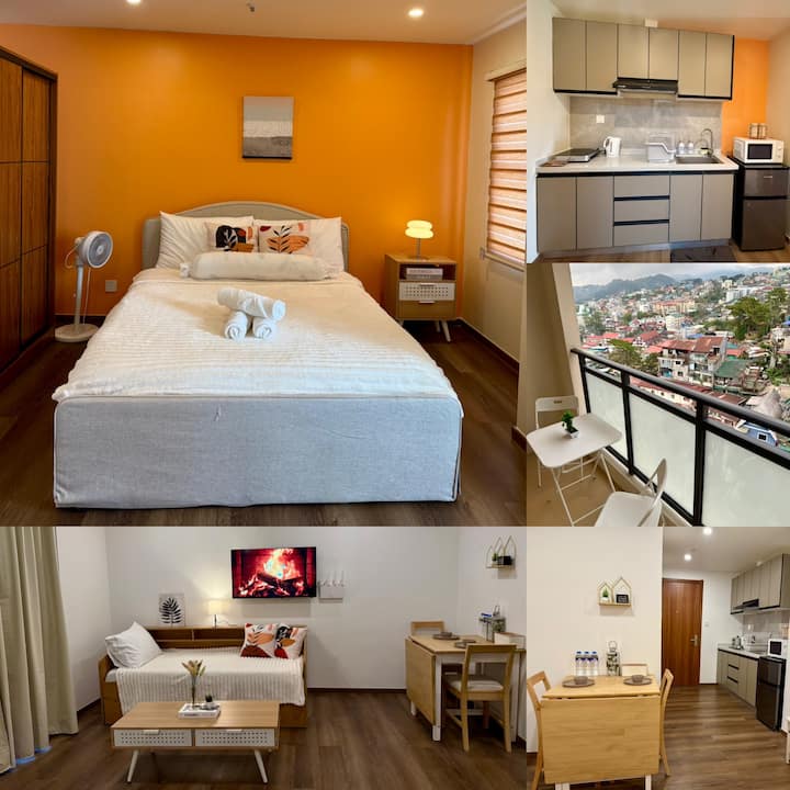 Cozy Condo W/ Balcony Near City Center| Megatower7 - Baguio
