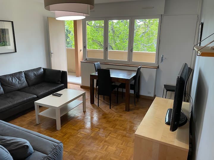 Chambre Confortable Dans Un Appartement De 60 M² - Écully