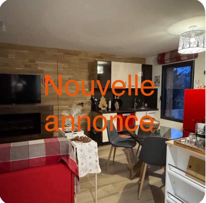 *Le F 39m ² Cosy Pour 2\4 Personnes Neuf -Central - Puyvalador