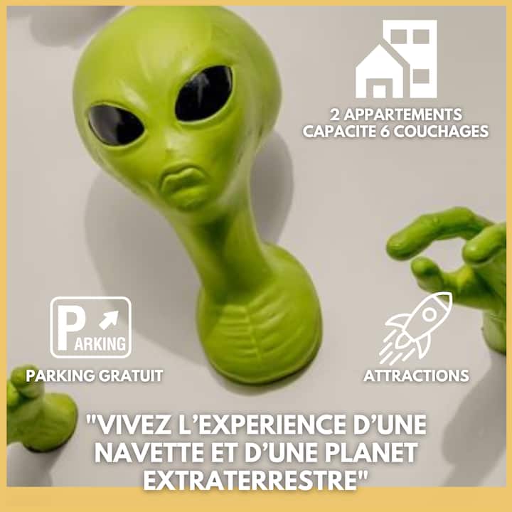 Navette & Planète Espace * 2 Apparts 100% Insolite - Toulouse