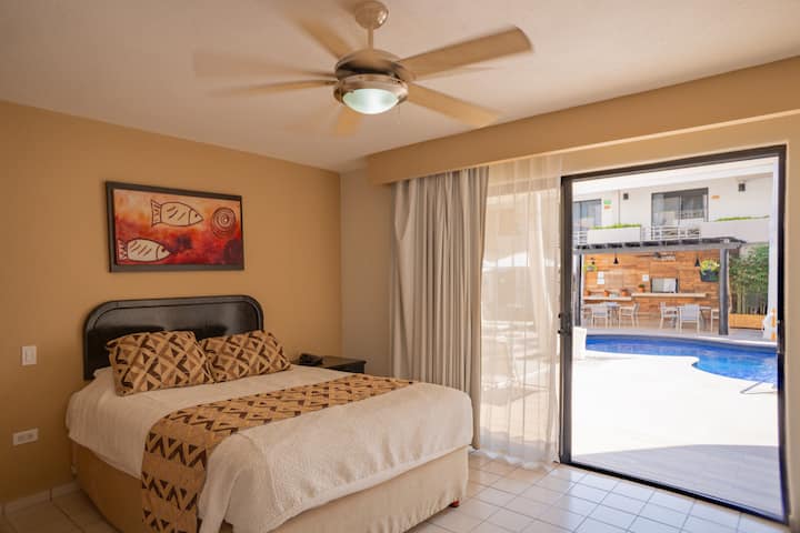 Estudio Cama Queen En Centro De Cabo San Lucas - Cabo San Lucas