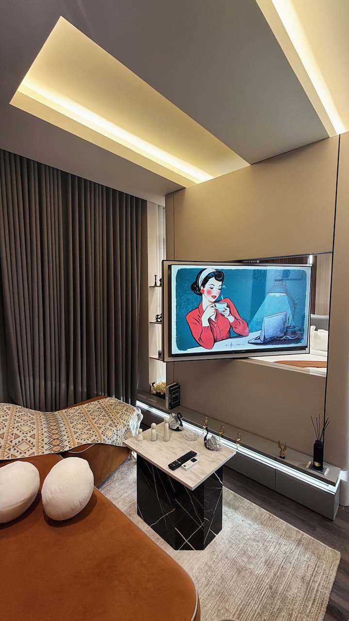 Luxury Modern Stay شاشة تلف 360° | شقه مودرن - Riyadh