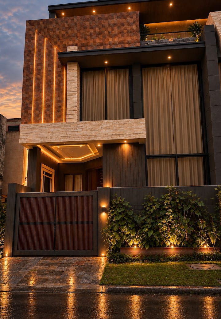 Family Friendly Secure Independent Designer House - Lahore