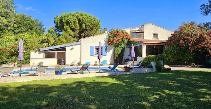 Spacious Mediterranean Villa With Heated Pool - Pézenas