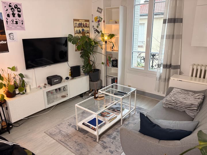 Charmant 2 Pièces, Calme Métro 5 Min, Paris 15 Min - Boulogne-Billancourt