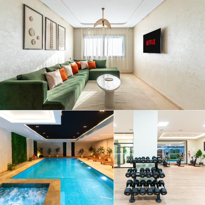 Appartement Moderne 2 Ch • Piscine & Sport - Marrakech