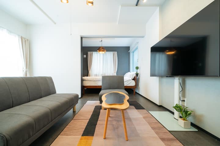 205【新築】【狸小路まで市電10分】【wi-fi】【デザイナーズms】 - Sapporo