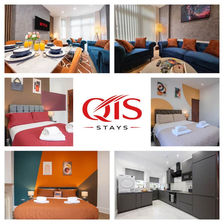 Manchester Contractor House, Spacious 4br, Parking - Manchester