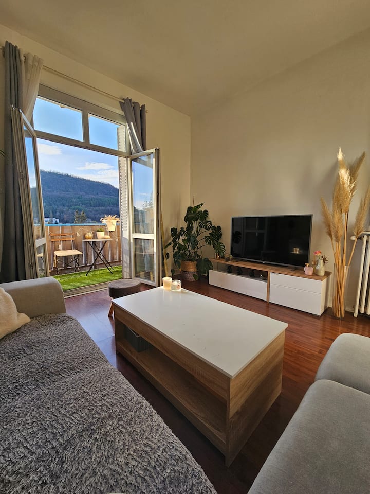 T2 Lumineux Avec Balcon, Vue Dégagée – Proche Gare - Gap