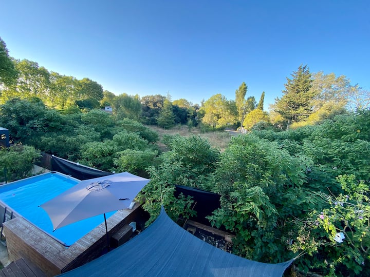 Maison Familiale Avec Jardin Et Piscine - Sommières