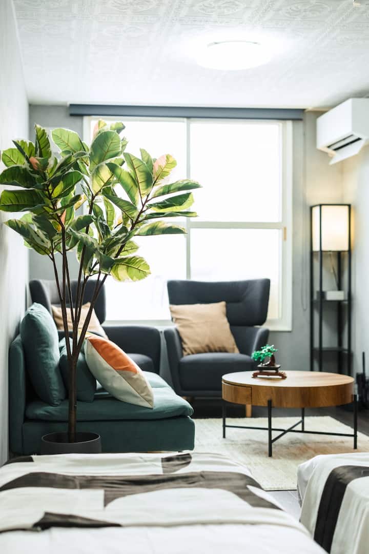 Breeze Furano  Kai “海”｜スキー場すぐ｜クール＆モダンの洗練空間｜ - Furano