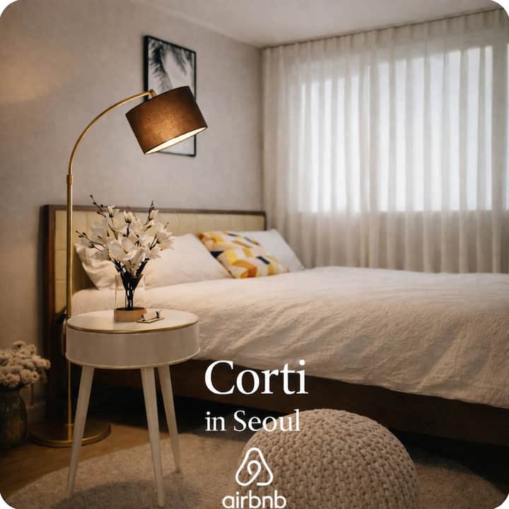 "리아스테이"| 까치산역 5분 |Entirehome|김포공항|고척돔|여의나루역 - Seoul