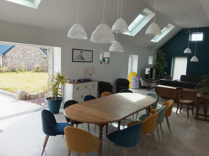 Grande Maison, 2km Des Plages, 11 Pers, Gr34, Pmr - Plouescat