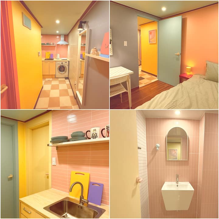 New/아이스크림하우스/홍대공항철도7분&신촌역5분/개별 공간/서울시선정/좋은위치 - Seoul