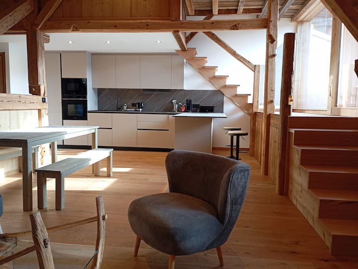 Magnifique Duplex Dans Une Vieille Ferme Rénovée - Samoëns