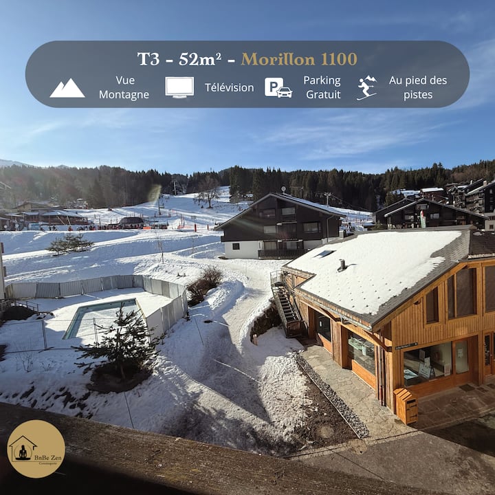 Appartement Face Aux Pistes – Morillon 1100 - Morillon