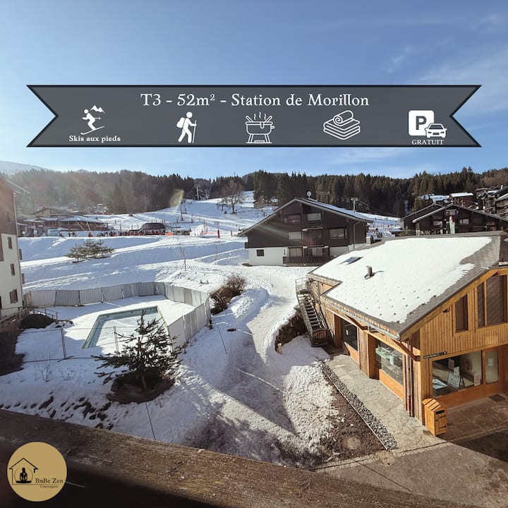 Appartement Face Aux Pistes – Morillon 1100 - Morillon