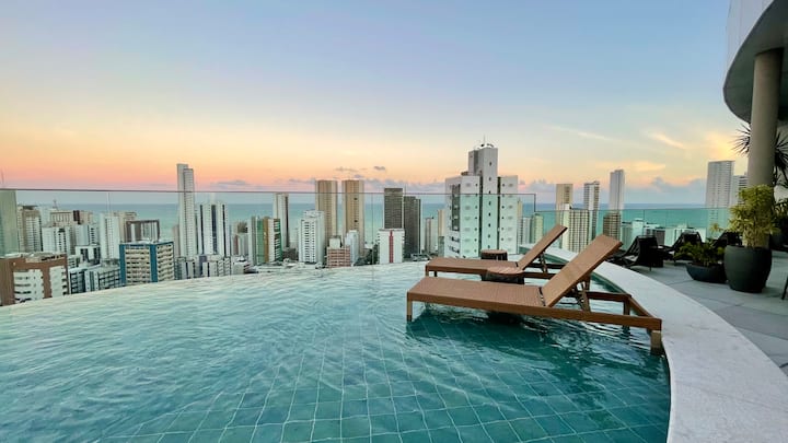 Studio Premium No Melhor De Boa Viagem #404 - Boa Viagem