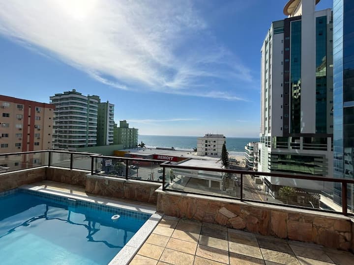 Linda Ampla Cobertura, Vista Mar, Piscina E Jacuzi - Itapema