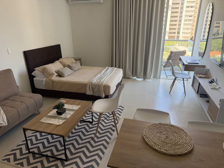 Apartaestudio Santa Marta A Pasos Del Mar - Caribbean