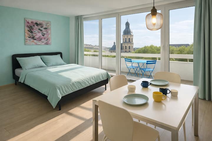 Zwei Design-apartments Mit Balkon – 20 Min. Messe - Frankfurt