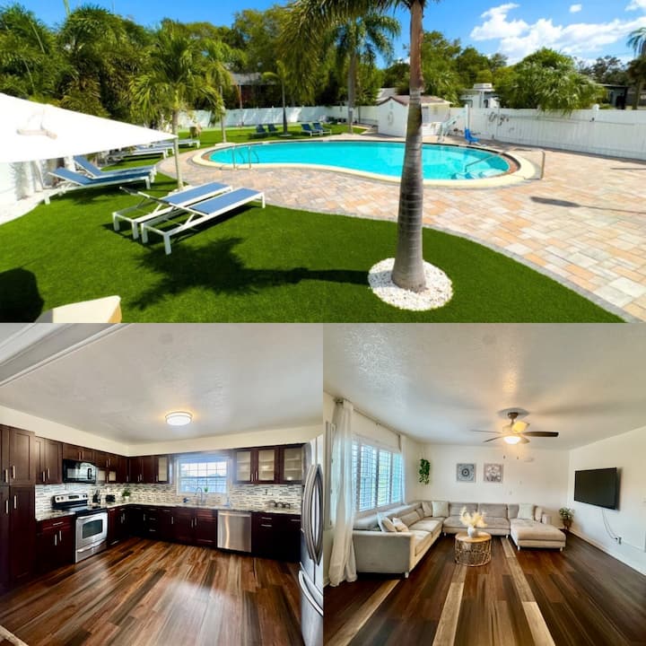 Cozy 3 Bd Apt 3 Miles From The Beach •Pool• 124 - 清水海灘