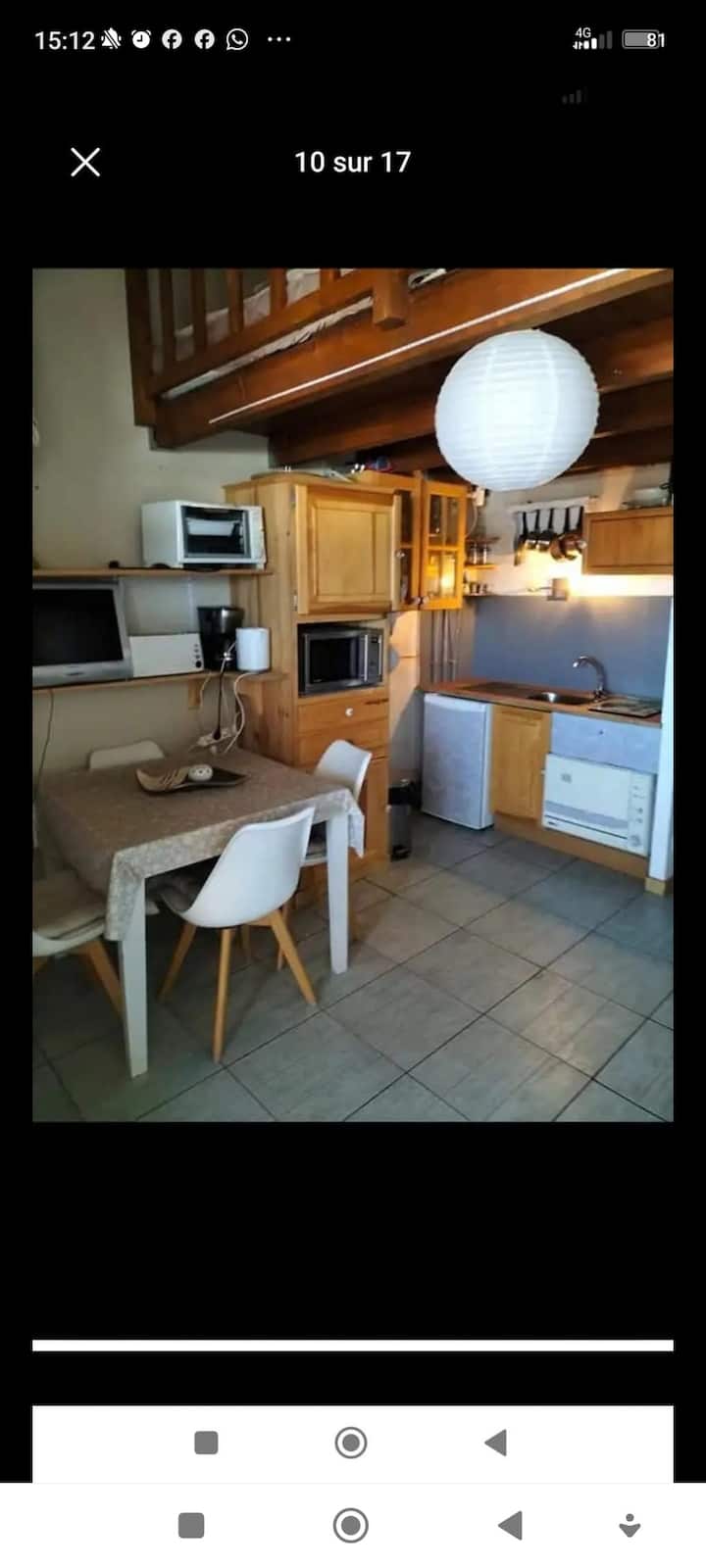 Studio Mezzanine 6 Couchages - Formiguères