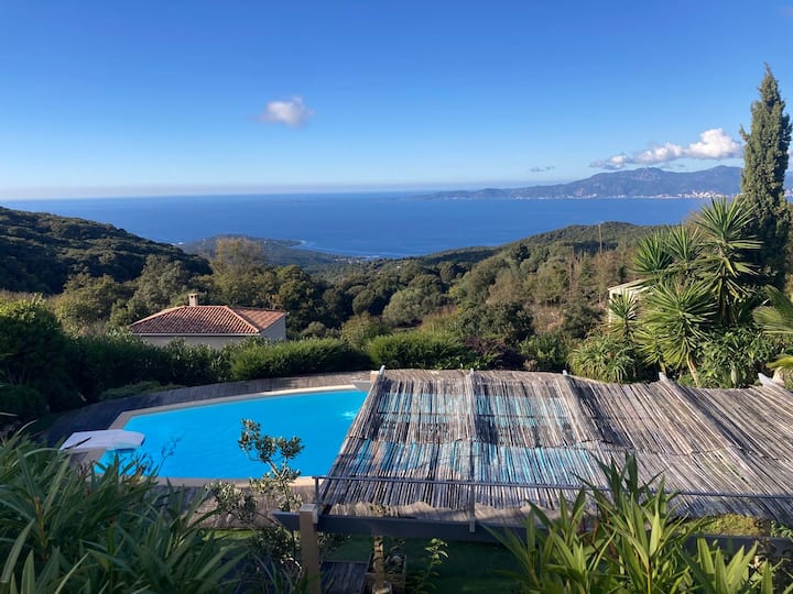 Charmante Maison, Vue Mer Panoramique - Coti-Chiavari