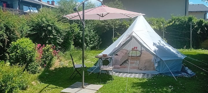 Camp Glamping Tents Yurt In Rose Resort - Ljubljana
