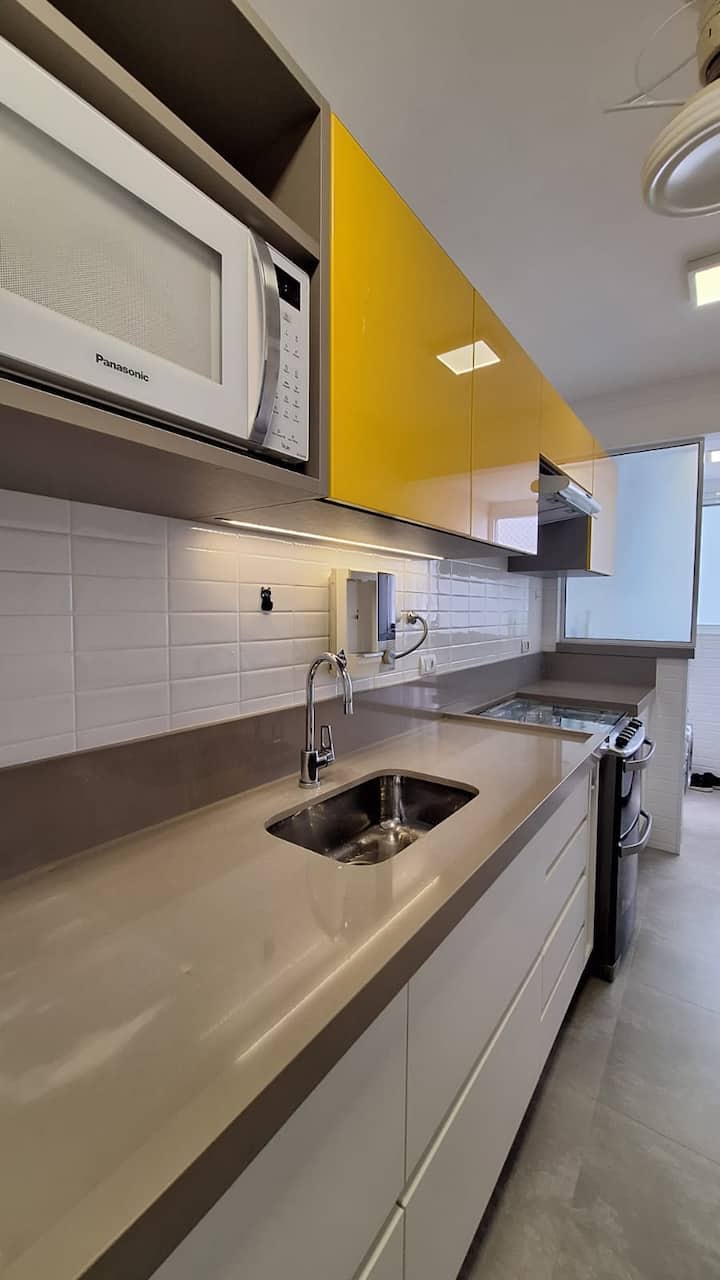 Refúgio A 4 Minutos Da Praia, Com Ar Condicionado - Guarujá