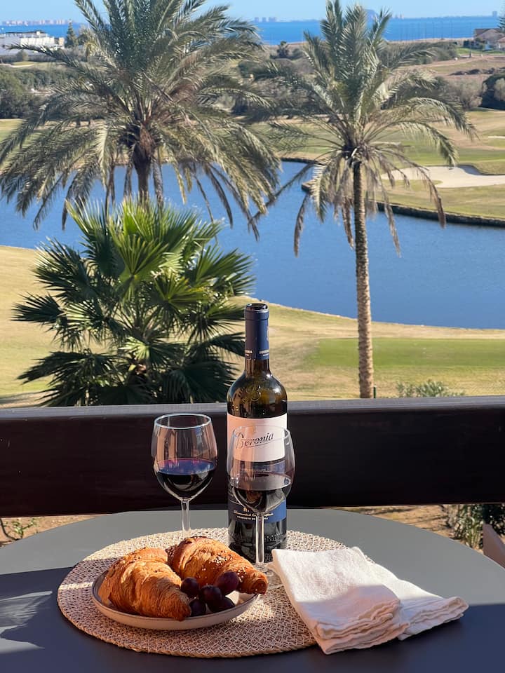 1 Bedroom Apartment Serene Golf & Sea View - Los Alcázares