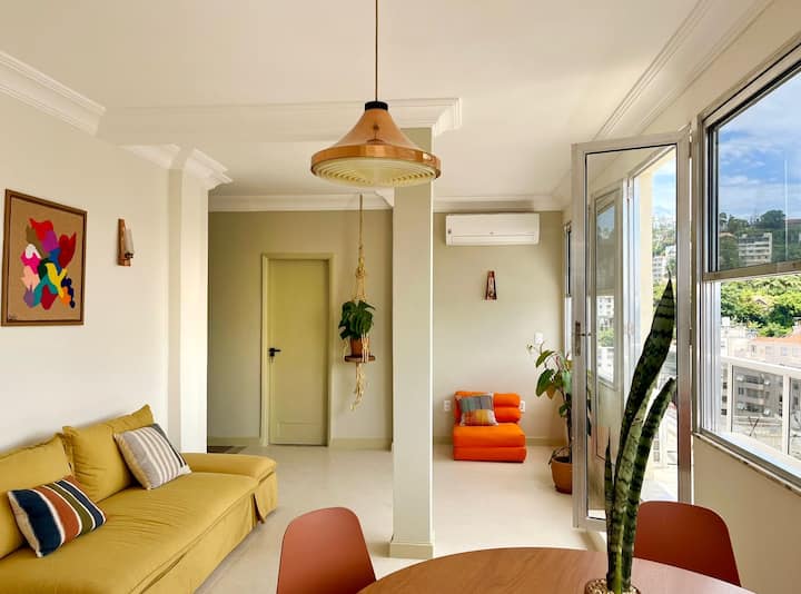 Spacious Flat With Balcony And Views In Gloria. - Brasil