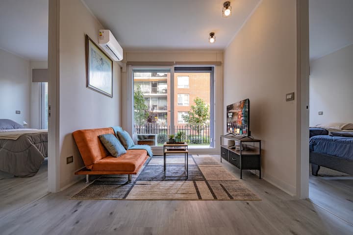 Espectacular Depto. Jardín Privado Y Piscina ÑUñoa - Valparaíso Region