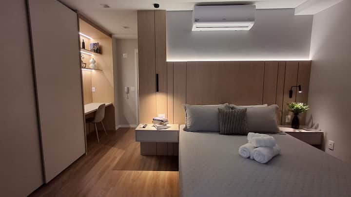 Essence Flat| 7km Airport, Pool, Gym, Free Parking - Guarulhos