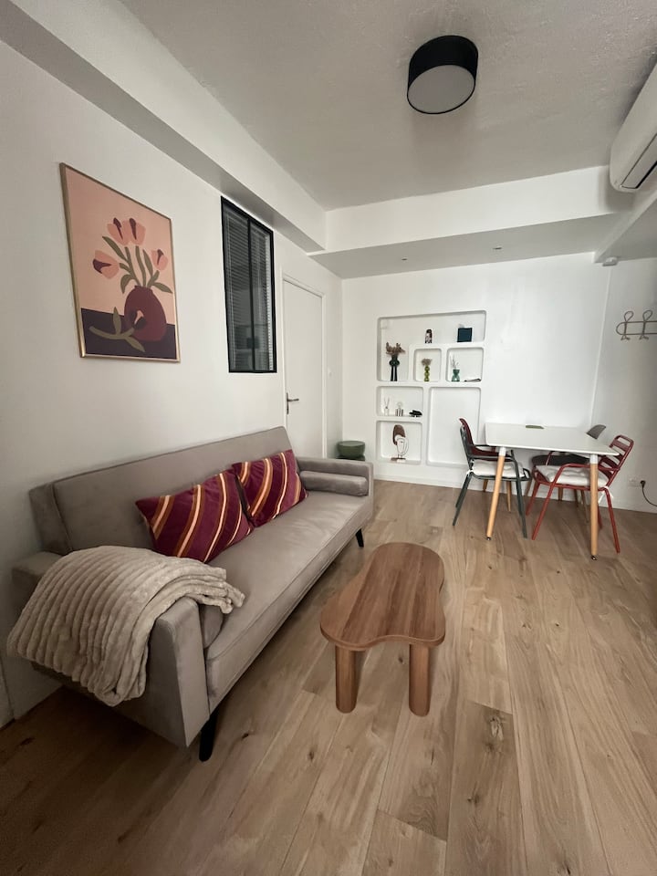 T3 Cosy Climatisé – Cœur Vallauris, Proche Cannes - Vallauris