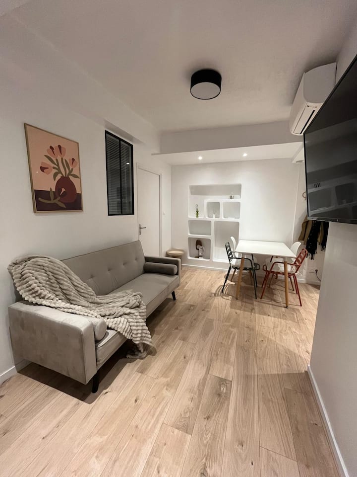 T3 Cosy Climatisé – Cœur Vallauris, Proche Cannes - Vallauris