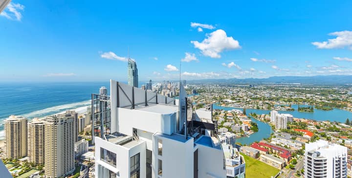 L54 Sky Ocean View Apt: Heated Pool - Gold Coast