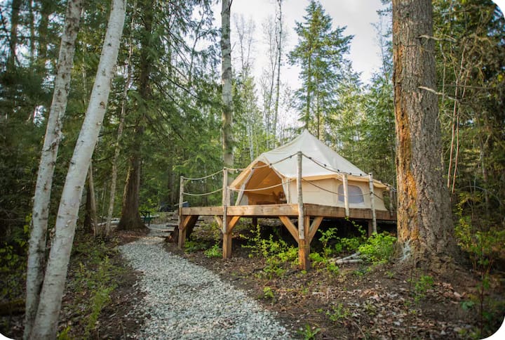 Aspen Site | Canvas Glamping In Enderby - Enderby
